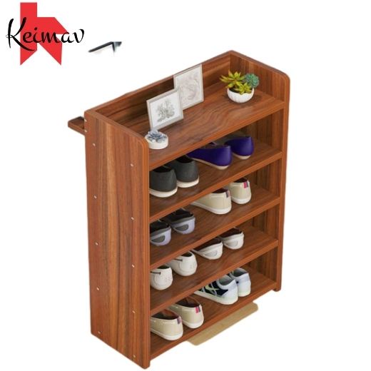 5-LAYER Space Saving Shoe Rack, Wooden Organizer, Wooden Shoerack, Shoe ...