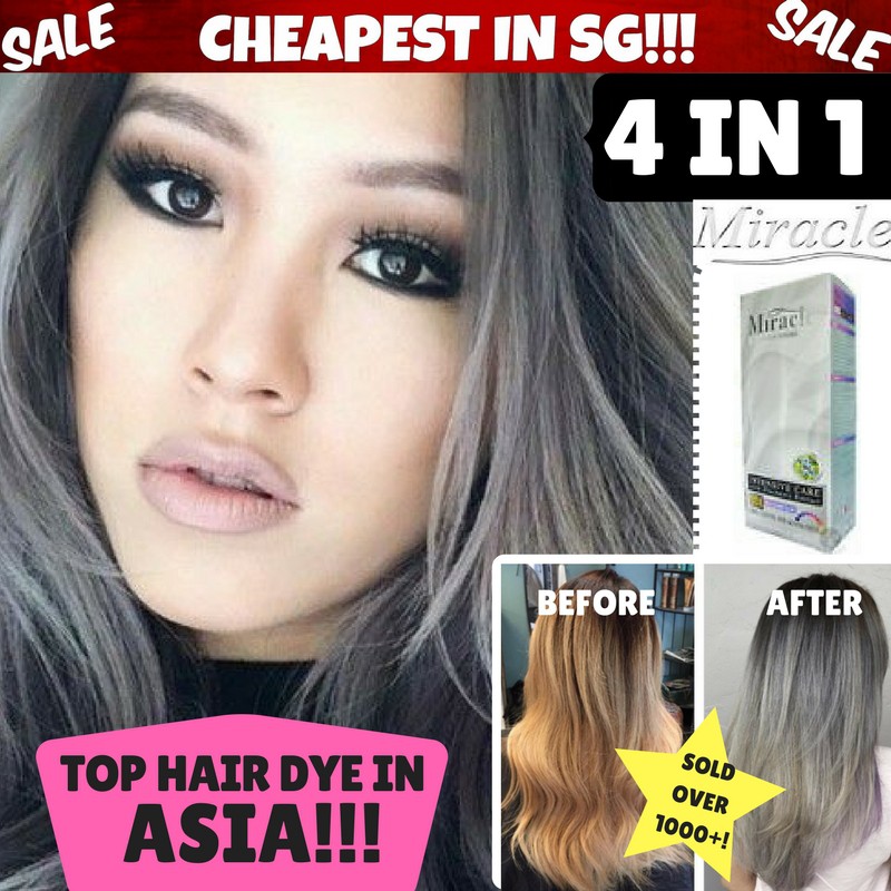 Miracle Hair Dye (PROMO) Treatment Color | Shopee Singapore