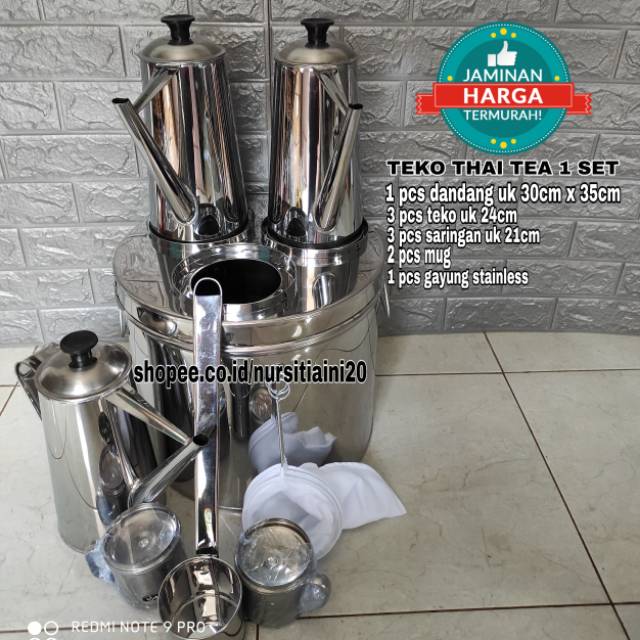 Teko THAI TEA SET THAI TEA THAI TEA/PANCI THAI TEA | Shopee Singapore