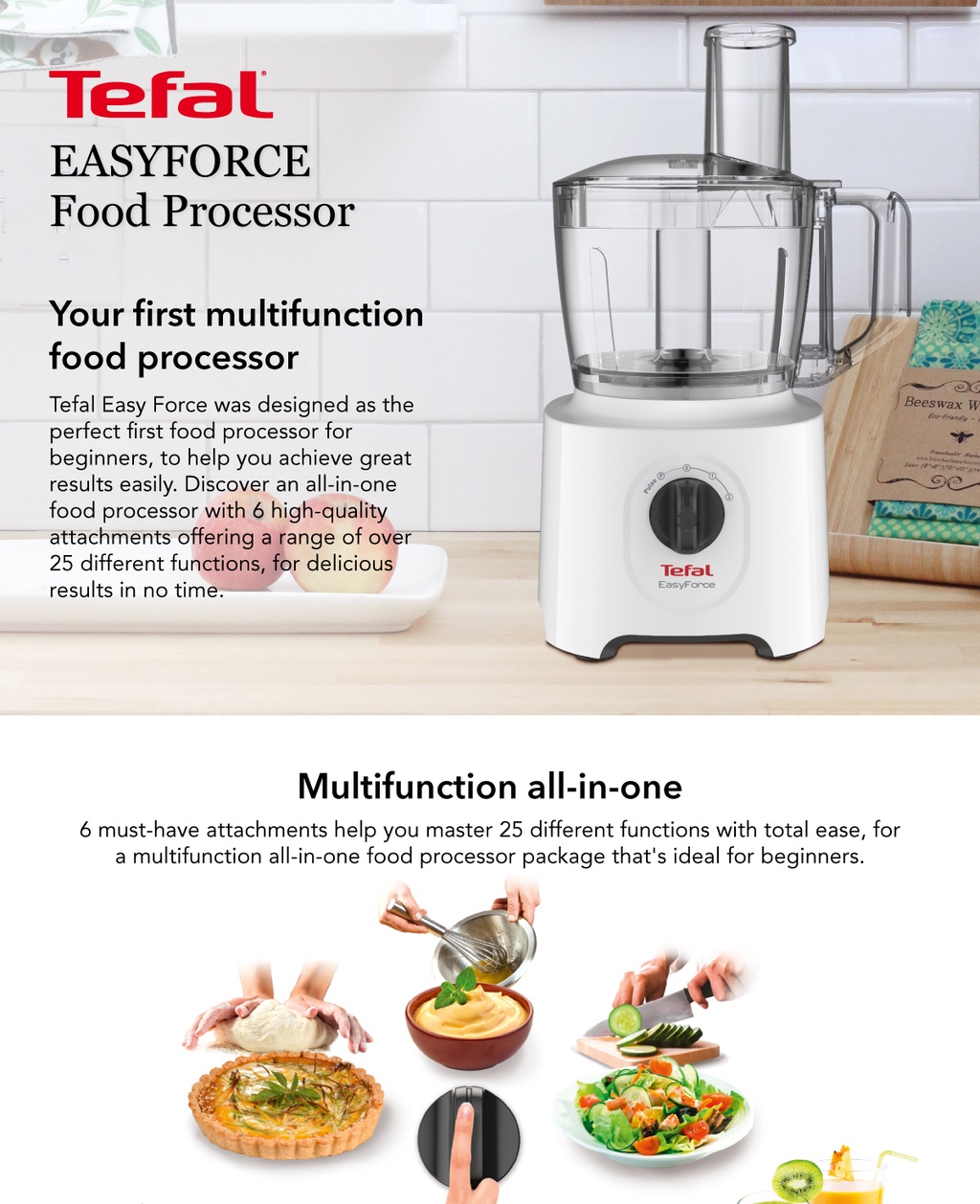 Tefal Multifunction Easyforce Food Processor DO2461 | Shopee Singapore