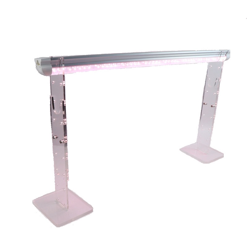 Clear Acrylic Support Light Stand for Single Dual Triple Row T8 Plant ...