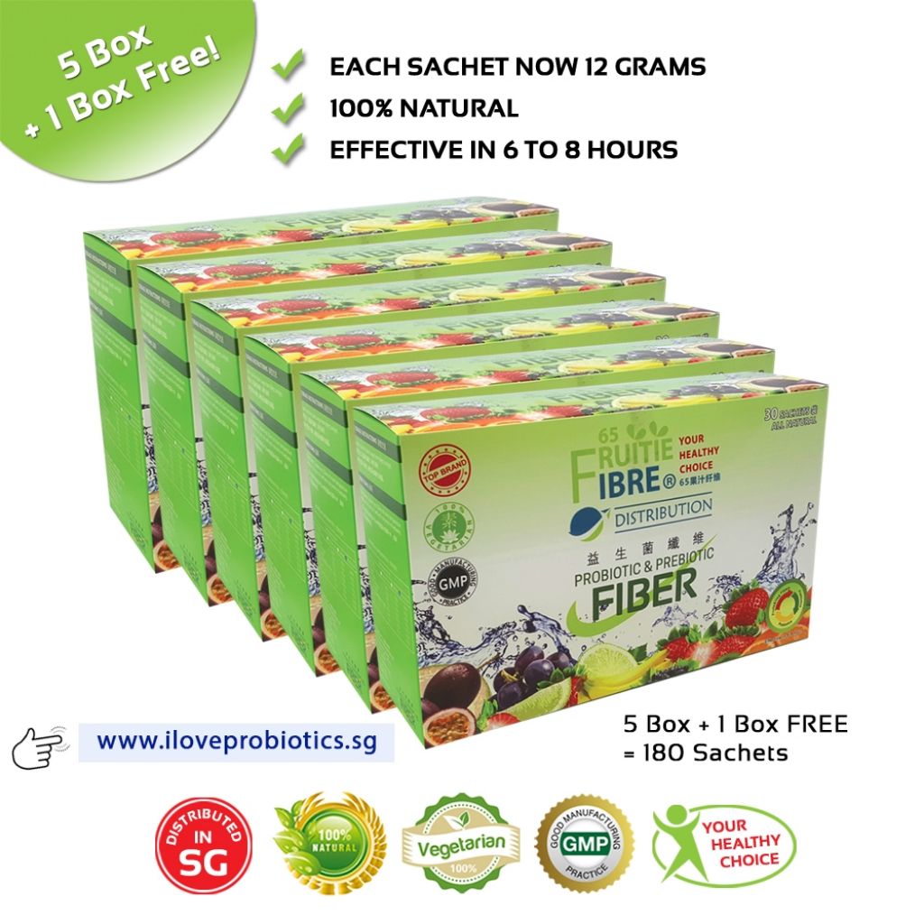 Pre & Probiotic Fibre - 5 Box + 1 Box Free | Shopee Singapore
