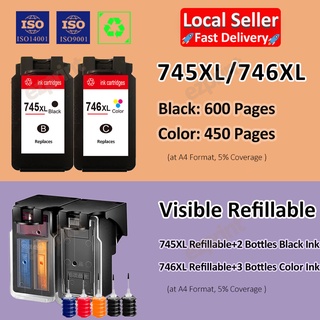 Compatible for Canon 745XL 746XL Ink Cartridge Canon 745 Refill Canon ...