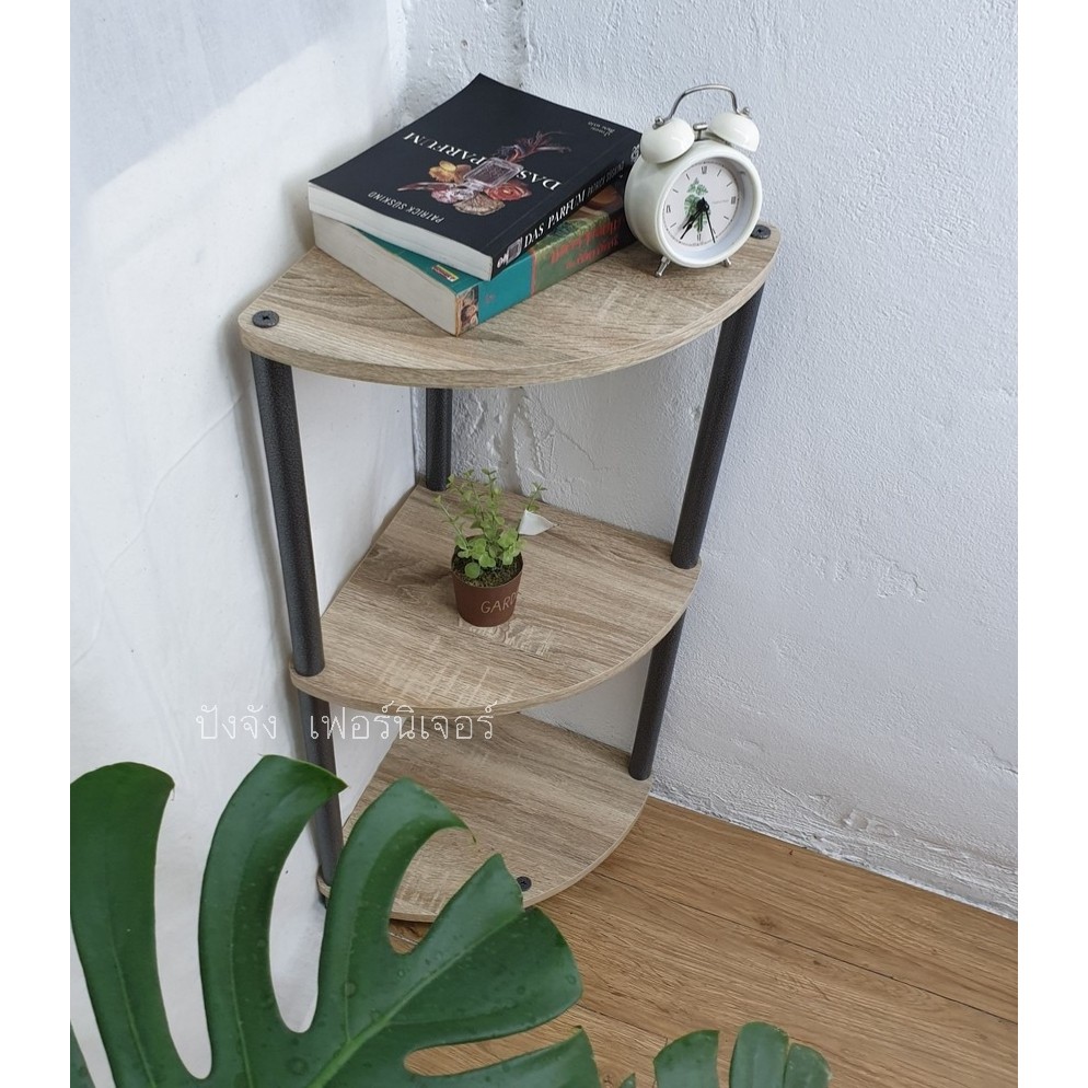 Corner Shelf Steel Leg Model 3 Colors | Shopee Singapore