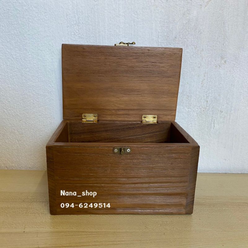 Teak Box Storage (With Lock) | Shopee Singapore