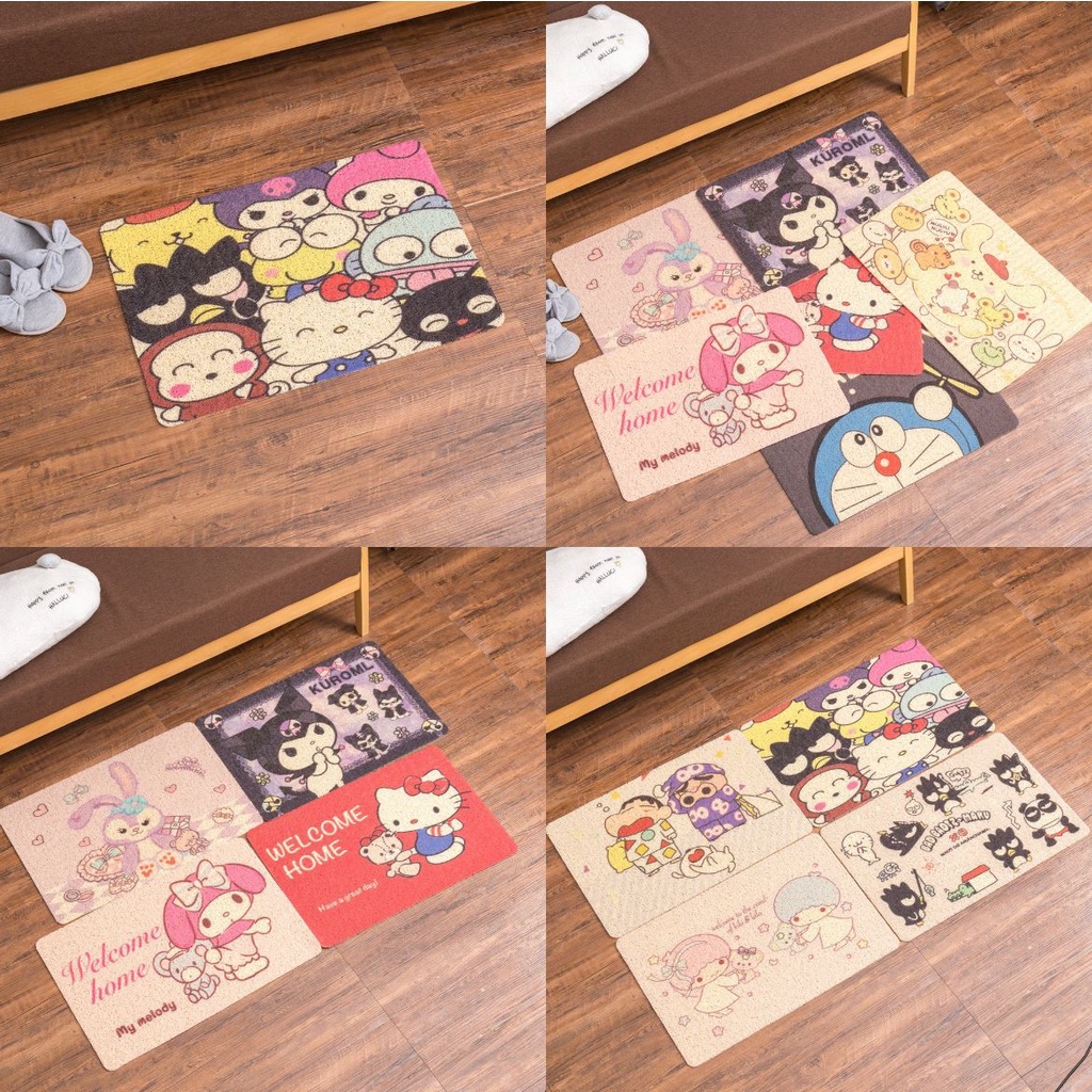 Doormat MELODY HELLO KITTY KUROMI CINNAMOROLL BADTZMARU STELLA LOU ...