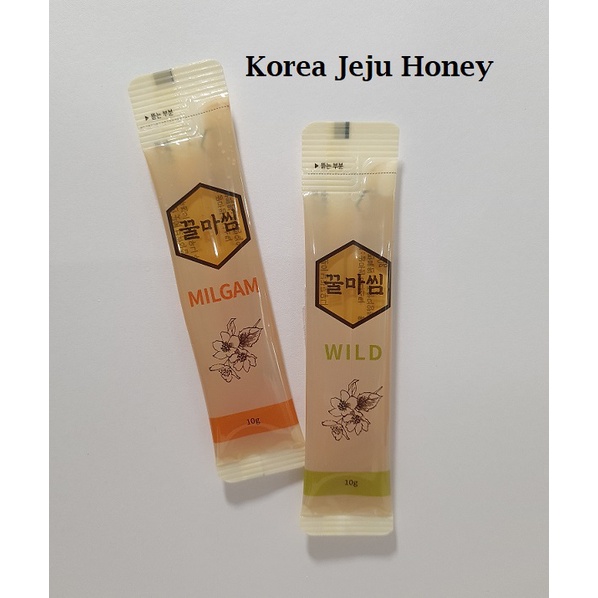 Korea Jeju Wild Honey Stick 10g x 2 Sticks |Boost Daily Immune System ...