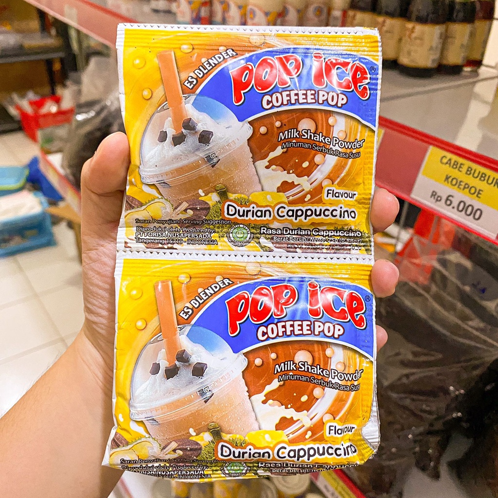 Pop ICE DURIAN CAPPUCINO (10PCS) | Shopee Singapore