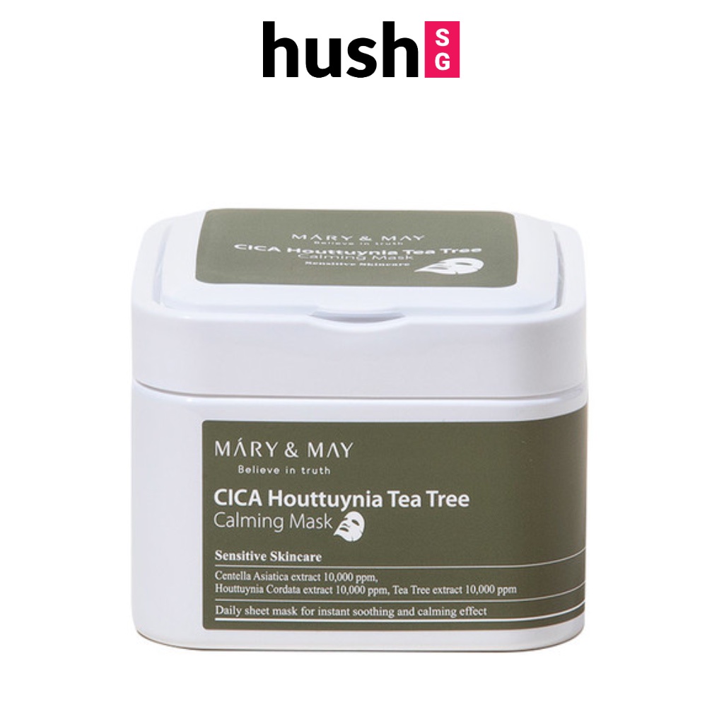 MARY & MAY Mask Pack - 30 sheet masks - Cica Tea Tree / Collagen ...