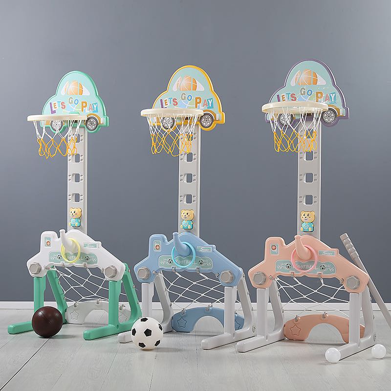 5in1 Basketball Stand Sport Toy Set for Kids Adjustable Height ...
