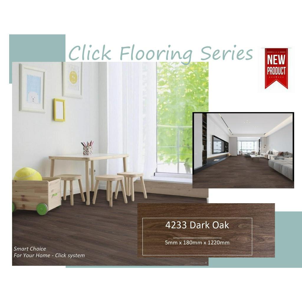 5mm Click system Flooring Sample LVT | Shopee Singapore