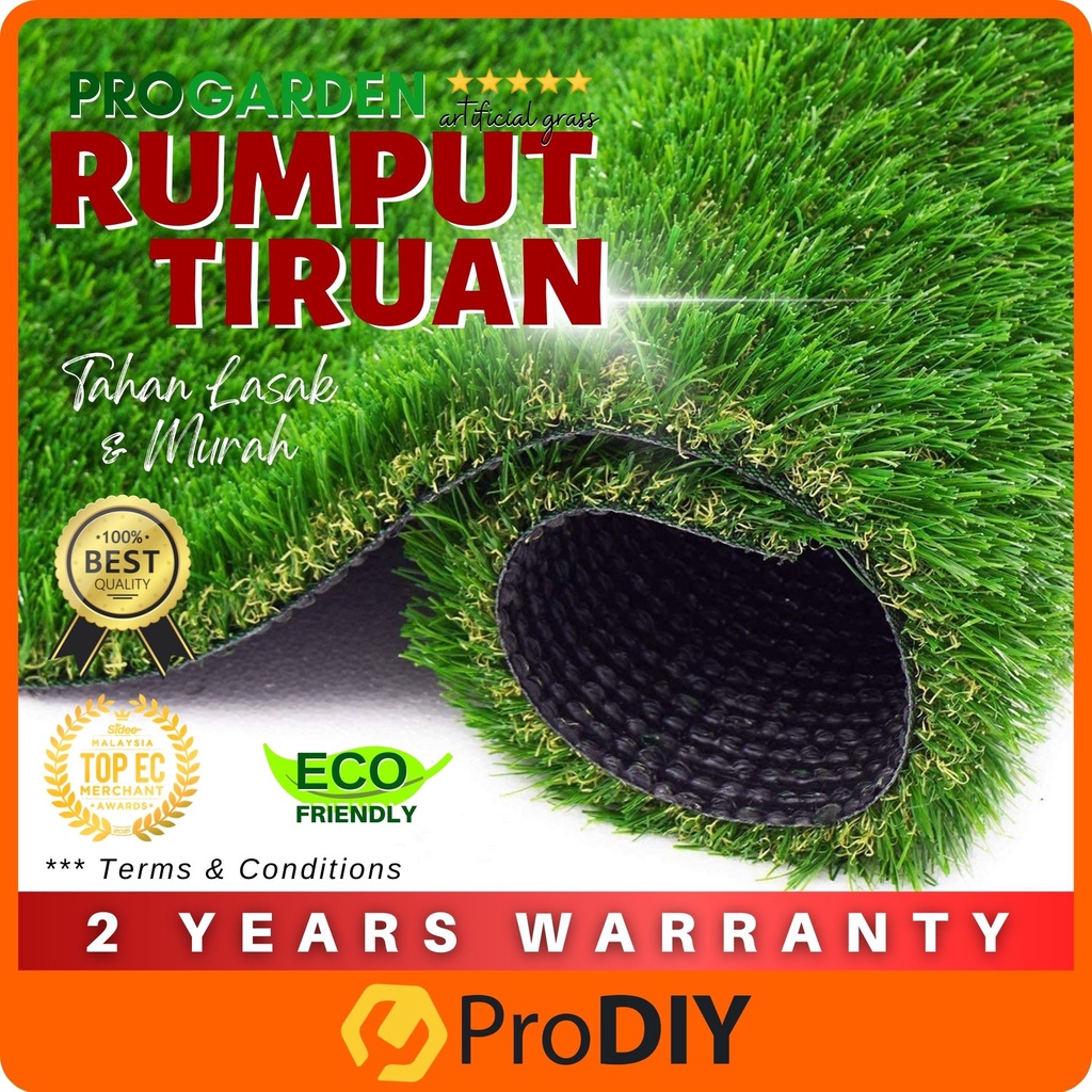 PRODIY Heavy Duty Artificial Grass Outdoor Carpet Rumput Karpet Tiruan ...