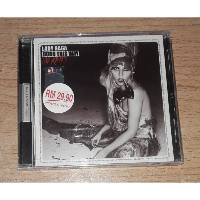 Lady Gaga CD Album Born This Way The Remix Asia Special Edition Sealed ...