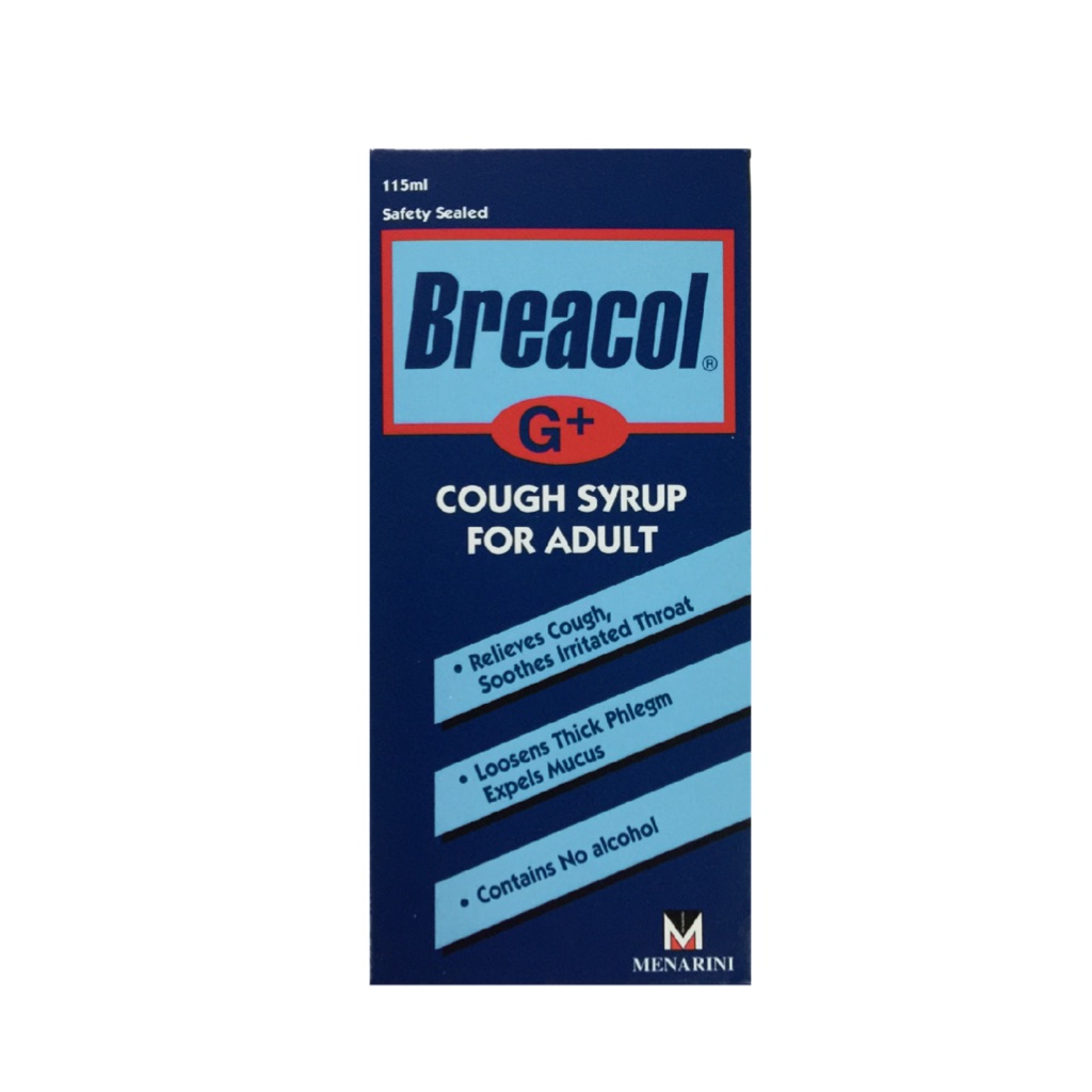 Breacol G+ Cough Syrup For Adult (115 ml) | Shopee Singapore
