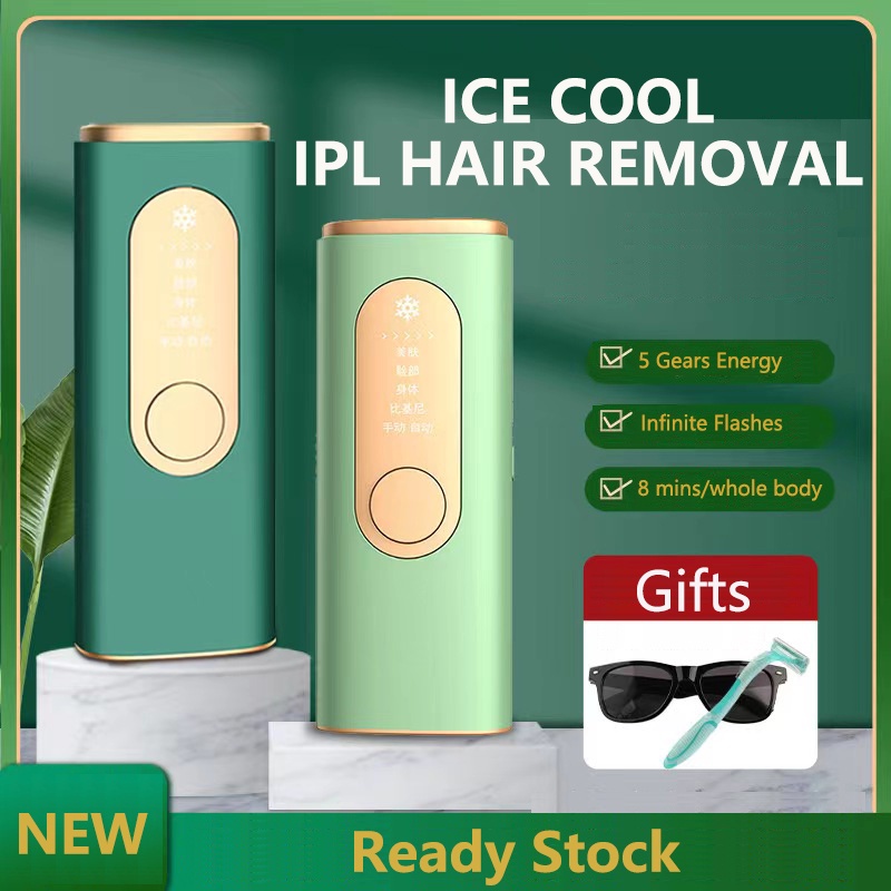 【READY STOCK】Ice Cold IPL Laser Hair Removal Machine Permanent Painless ...