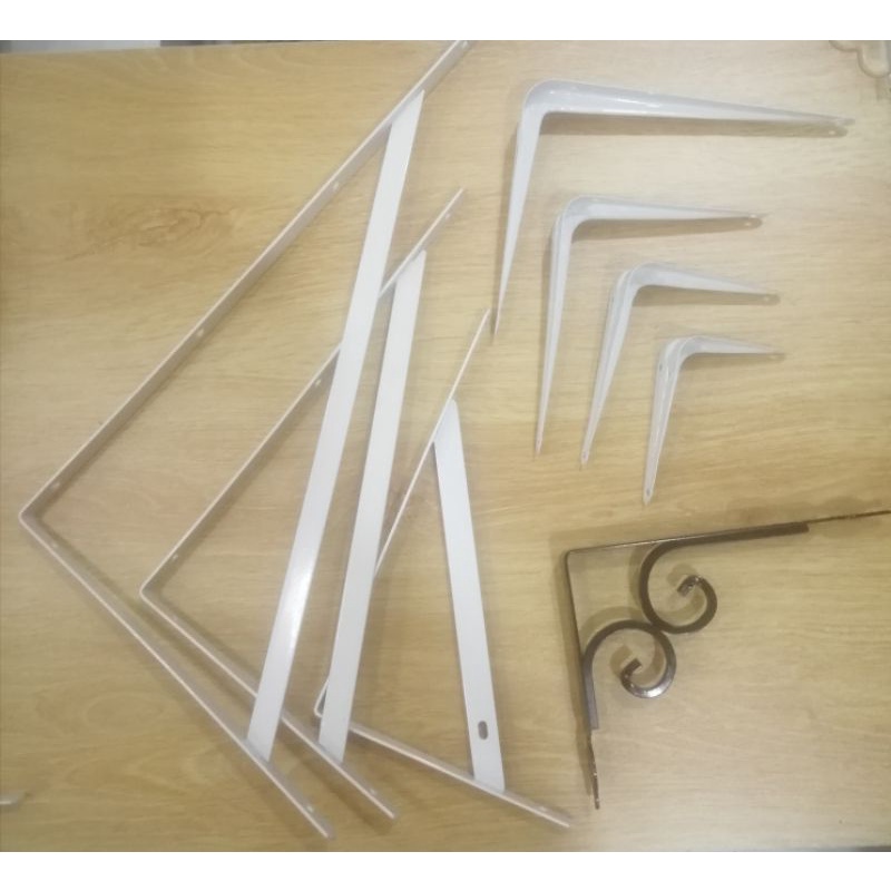 L Shaped Wall Shelf Support Bracket L Metal Besi L Bracket Angle ...