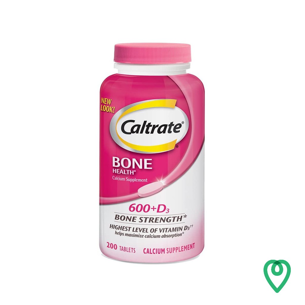 CALTRATE BONE HEALTH CALCIUM & VITAMIN D 600+D3 200 TABLETS EXP JUN ...