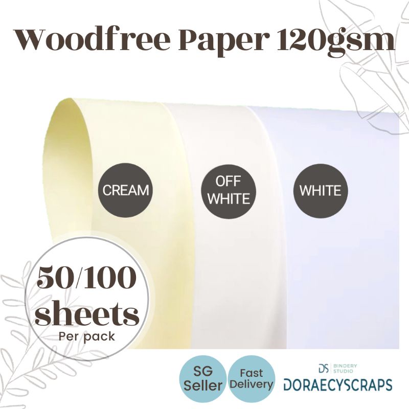 [SG SELLER] 120gsm Woodfree printing/writing paper - White | Off White ...