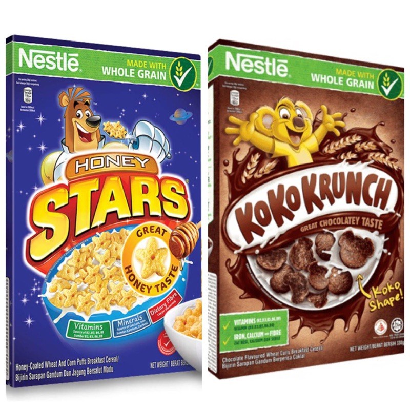 Koko Krunch Nestle Cereal Breakfast Honey Star/Milo | Shopee Singapore