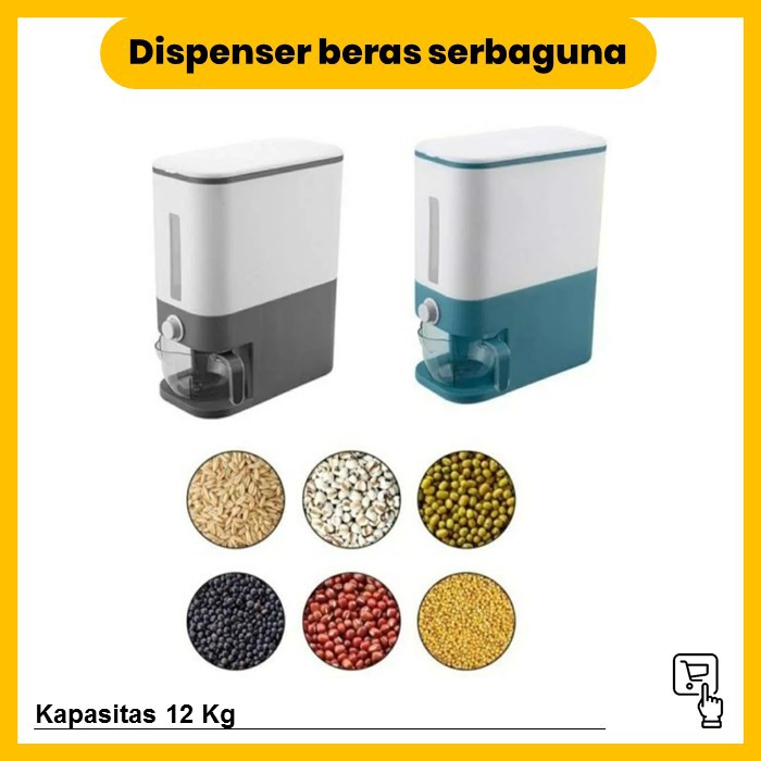 Rice Dispenser Storage Rice Dispenser Box 12 Kg | Shopee Singapore