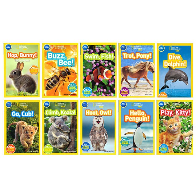 National Geographic Kids Reader: Pre Level/ Level 1/ Level 2 | Shopee ...