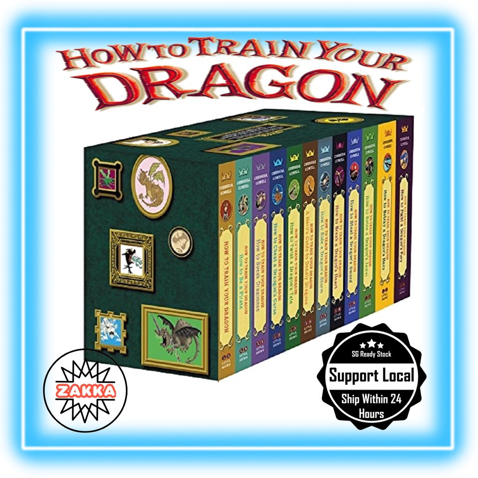 [Ready Stock] How To Train Your Dragon Books Set (12 books) | Shopee ...