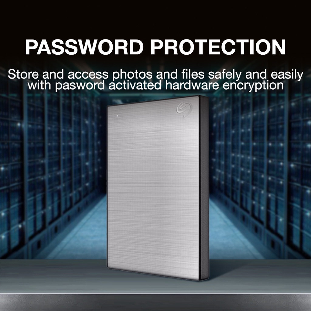 Seagate NEW One Touch External HDD upgraded with Password Protection ...