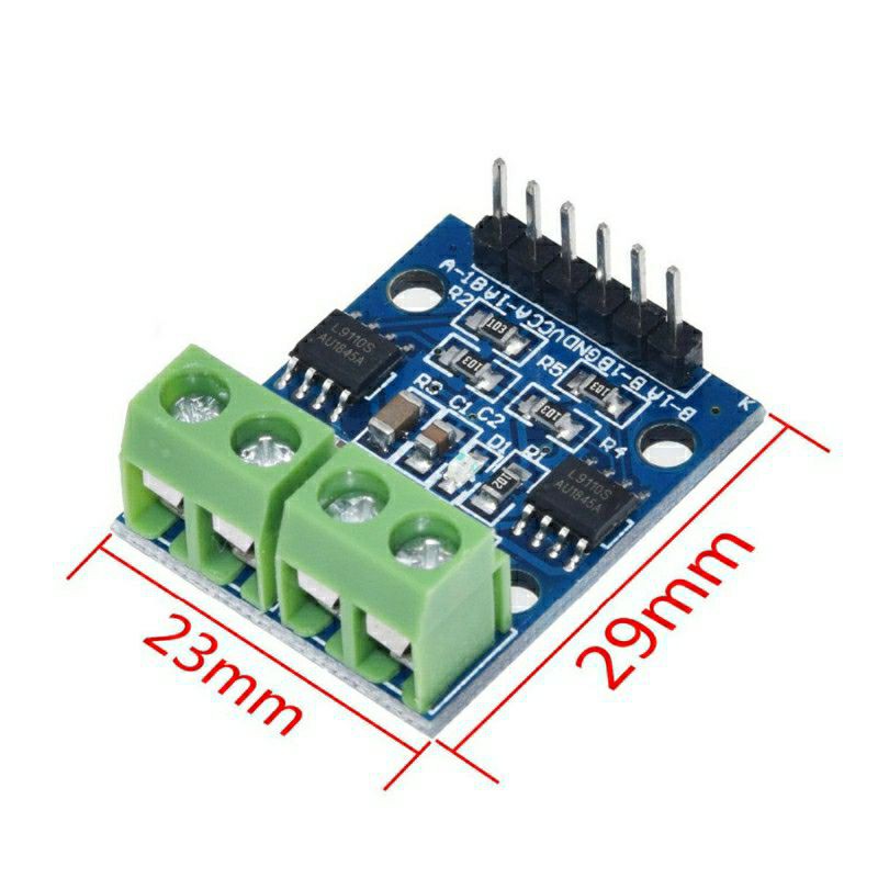 Motor Driver L9110S H-bridge Stepper motor Dual DC motor Driver Module ...
