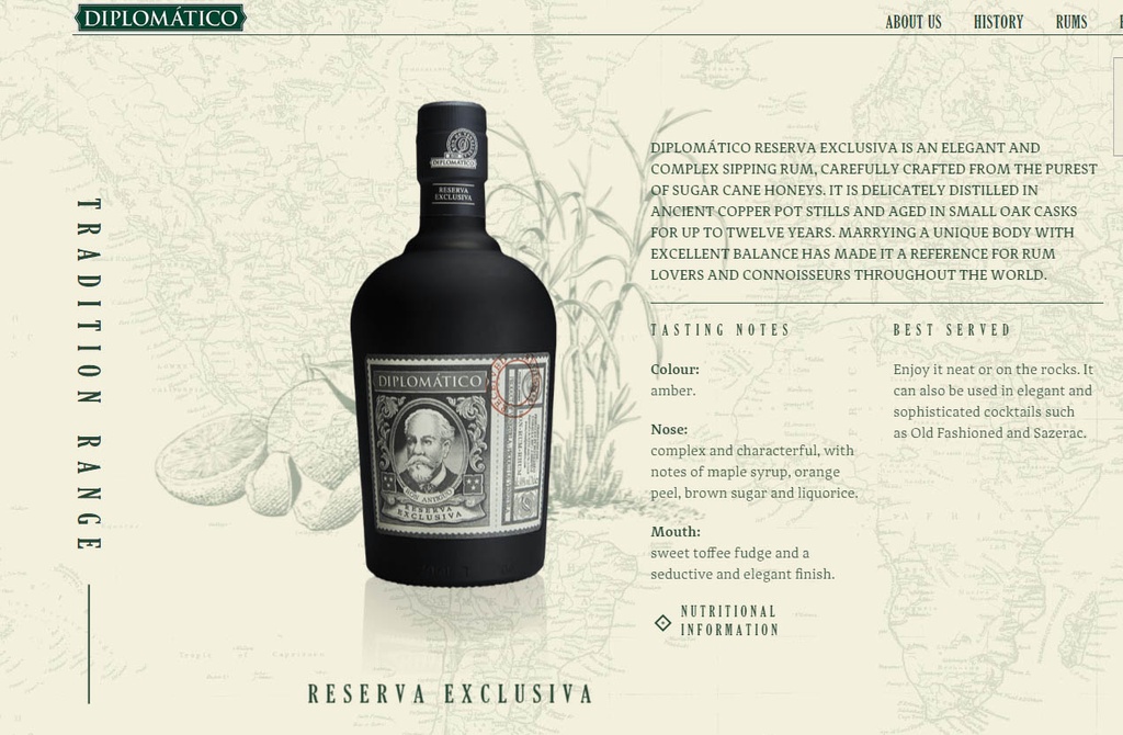 Diplomatico Reserva Exclusiva Rum 700ml | Shopee Singapore