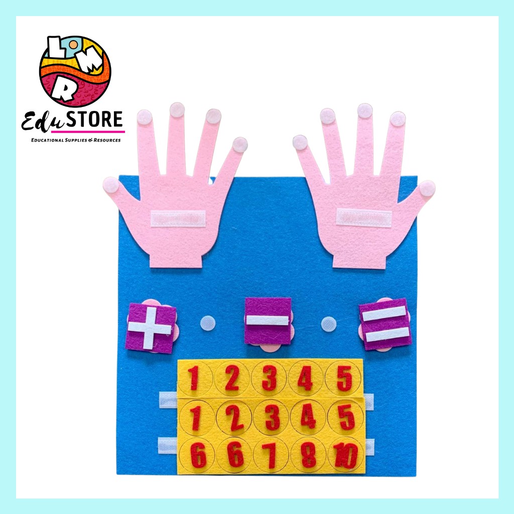 Counting Numbers Maths Felt Activity - Velcro | Shopee Singapore