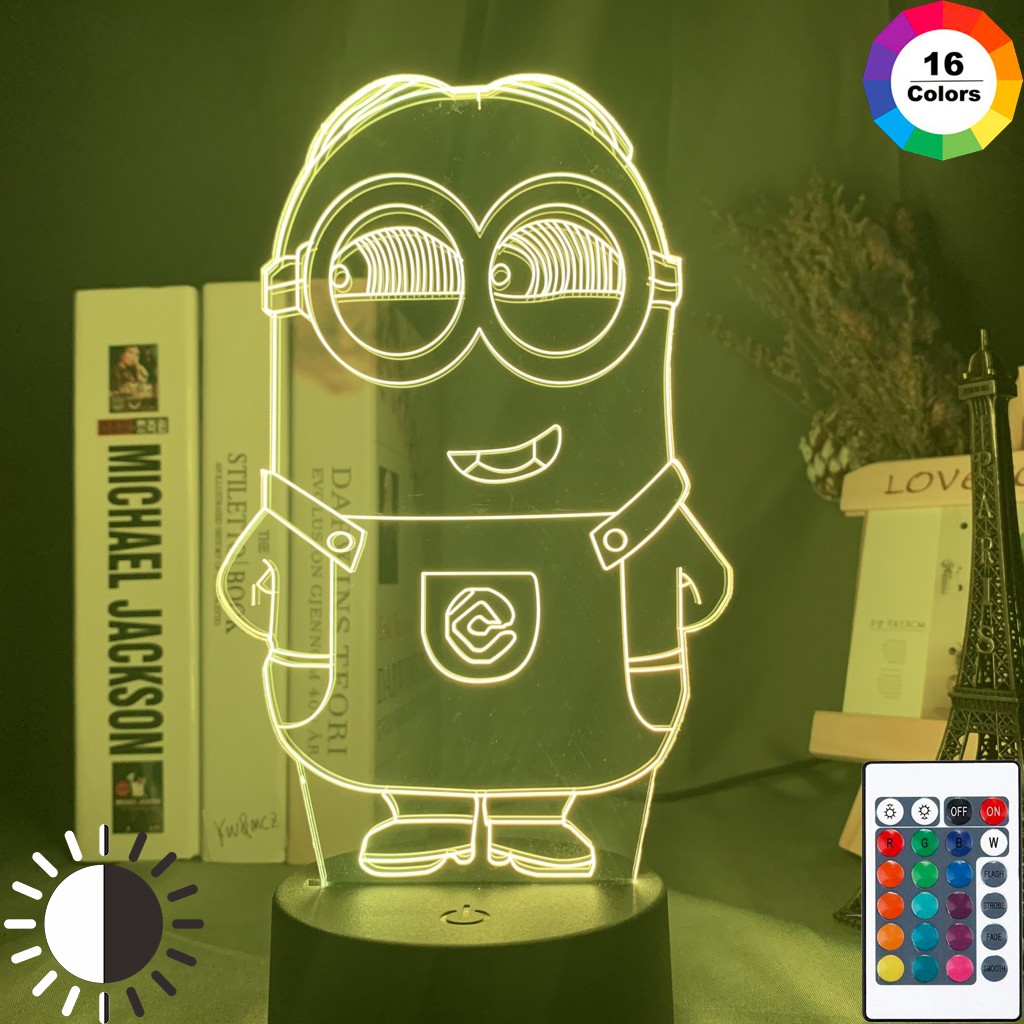 Despicable Me Led Night Light Color Changing Touch Sensor Nightlight ...
