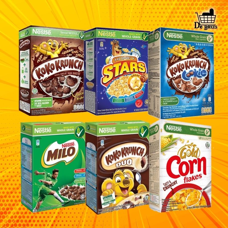 [Ready stock!! ]Nestle koko krunch/honey stars/corn flakes 170g ...