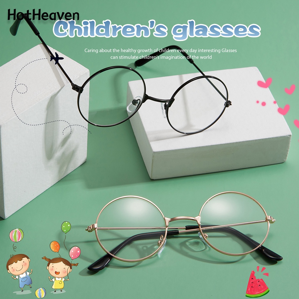 3 Colors Unisex Round Frame Outdoor Decorate Kids Fashion Glasses ...
