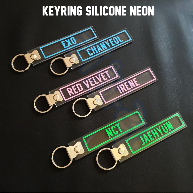 KEYRING SILICONE NEON KPOP – EXO NCT RED VELVET | Shopee Singapore