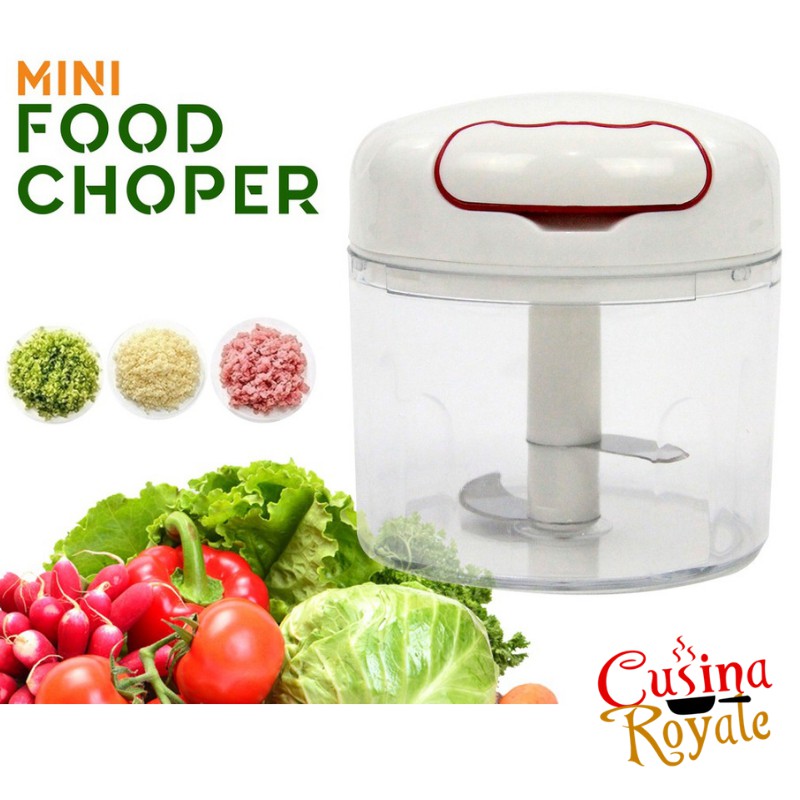 New Mini Food Garlic Vegetable Grinder Chopper Mincer Crusher Portable ...