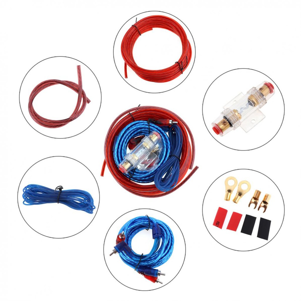 8 Gauge / 10 Gauge Car Power Amplifier Audio Line Power Line Wire ...