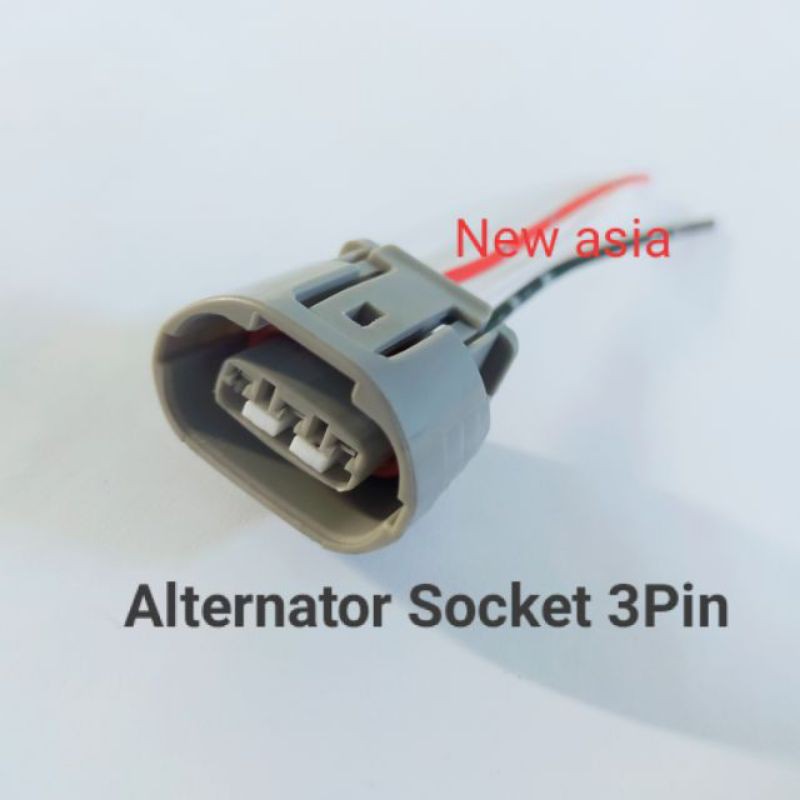 Toyota Vios AE101 AE100 NCP 42 Alternator Socket 3Pin Connector (Toyota ...