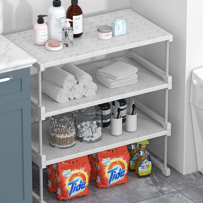 Enoughome Wardrobe Layered Partition Cabinet Compartment Retractable ...