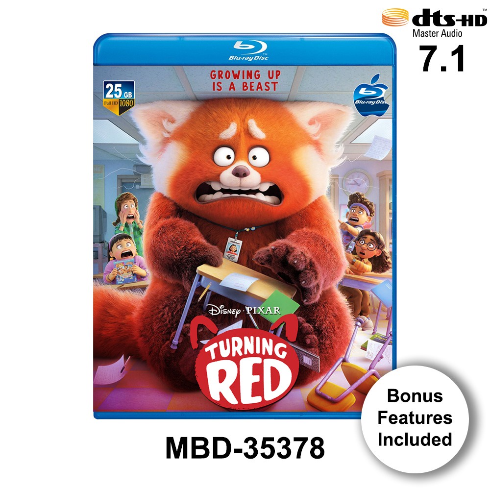 Bluray Movie Cartoon Turning Red 2022 | Shopee Singapore