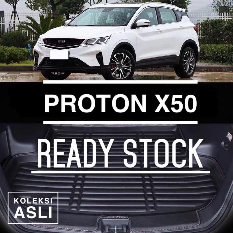 Proton x50 x70 rear boot mat / rear boot tray / leather boot mat ...