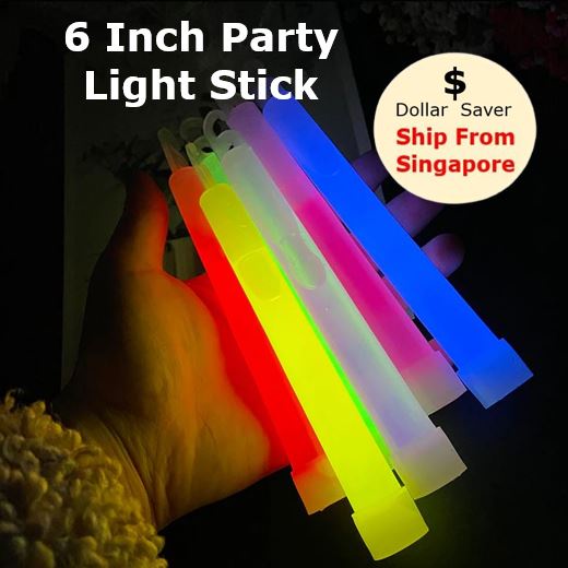 6 Inches Light Stick Night Light Sticks Grow Light for Party Birthday ...