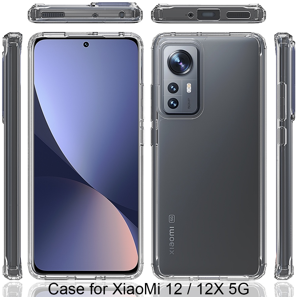 Xiaomi Mi 12 12S 12X 11 11T 10T Pro Lite Air Cushion Case TPU Bumper ...