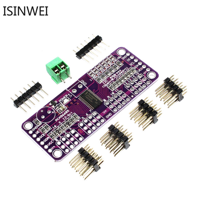 PCA9685 16 X 12-bit 16-channel 12-bit PWM Driver Controller Servo ...