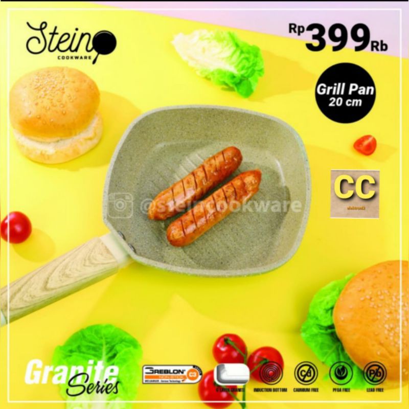 Steincookware stein cookware Frying Pan grill Granite non-stick Pan ...