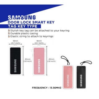 Samsung Digital Door Lock Smart Tag Key SDS RF Card Key Smart Key with ...