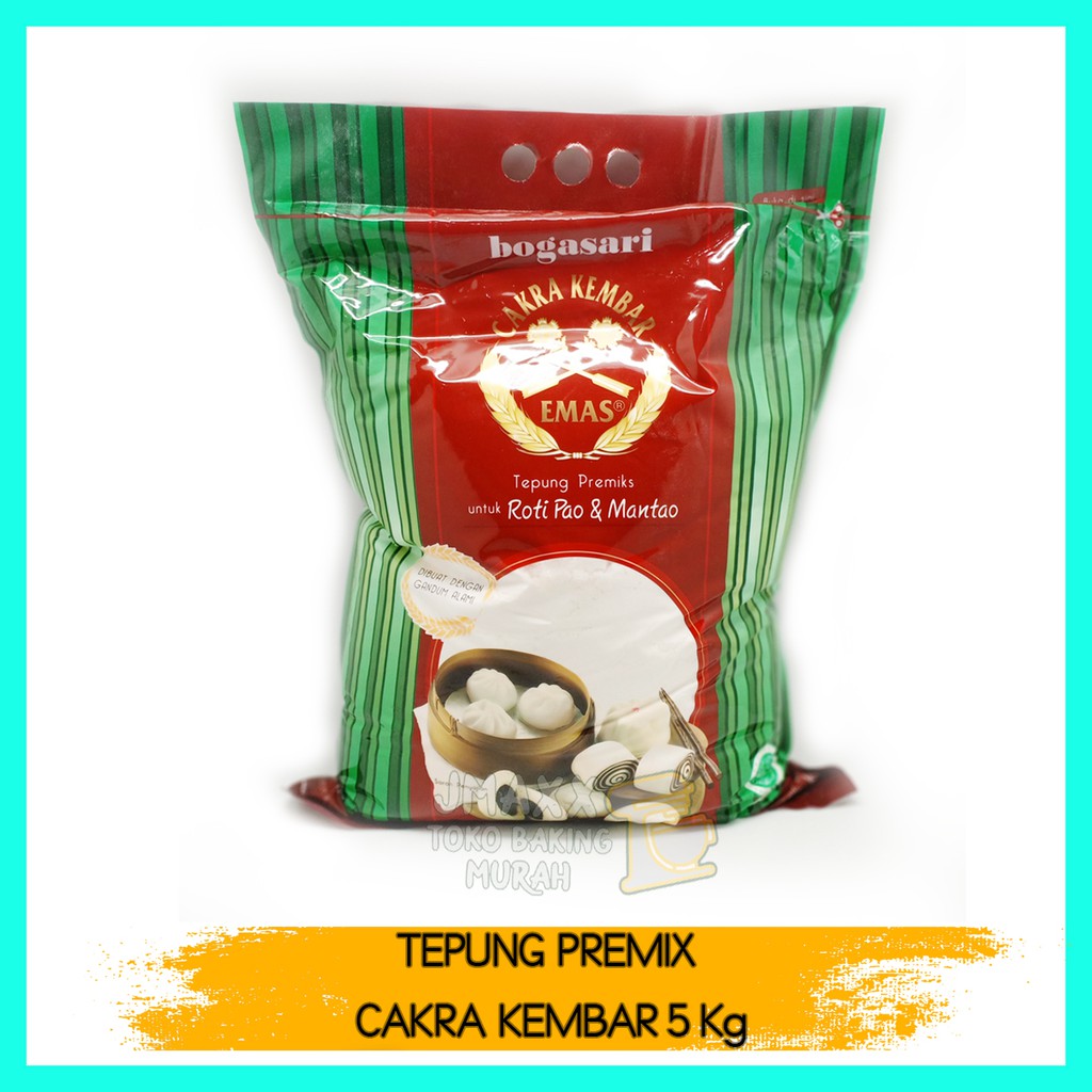 Pao & MANTAU Gold Twin Chakra Wheat Flour 5KG | Shopee Singapore