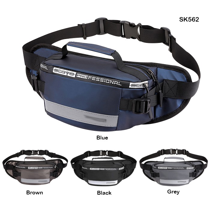 AGL Unisex Anti-Theft Waterproof Waist Pouch Bag Beg Silang Lelaki ...