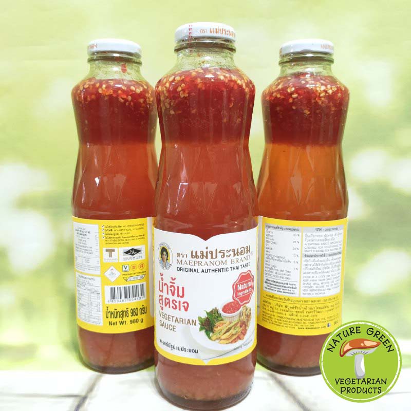 MAEPRANOM BRAND, Authentic Thai Taste Vegetarian Sauce (980g) 素泰式甜辣酱 ...