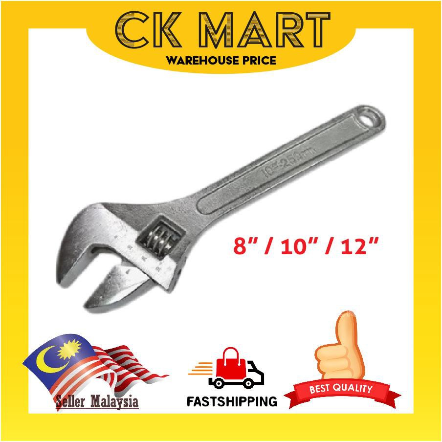 [NEW ARRIVAL] 8"/ 10"/ 12" Adjustable Wrench/ Switch Spanner ...