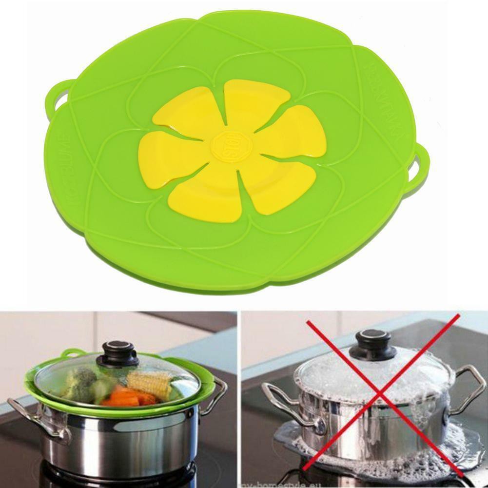 (Ready Stock) Anti-overflow Silicone Handy-Lid Kitchen Cooking Spill ...